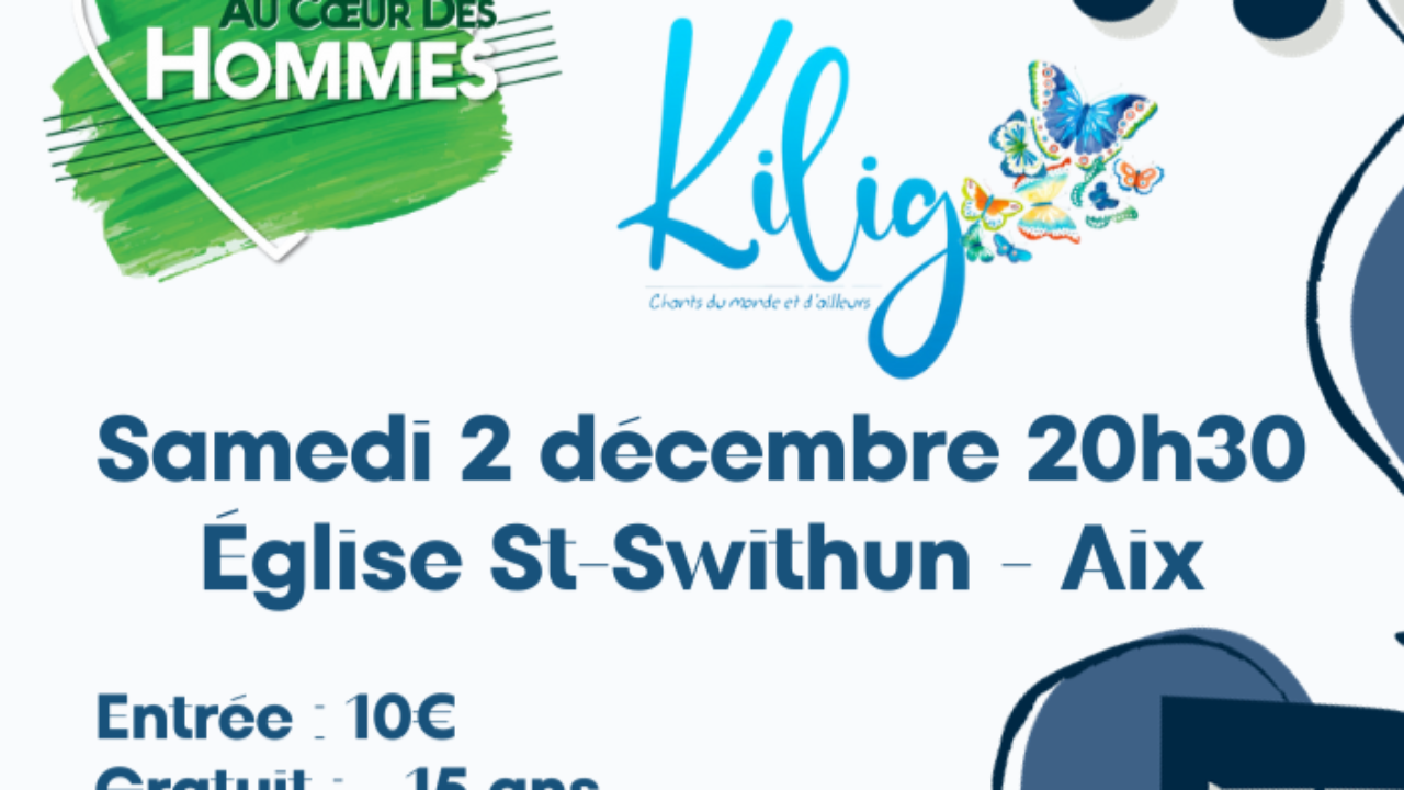 CONCERTS Choeurs Au Choeur des Hommes et Kilig choeur mixte de Chambéry ...